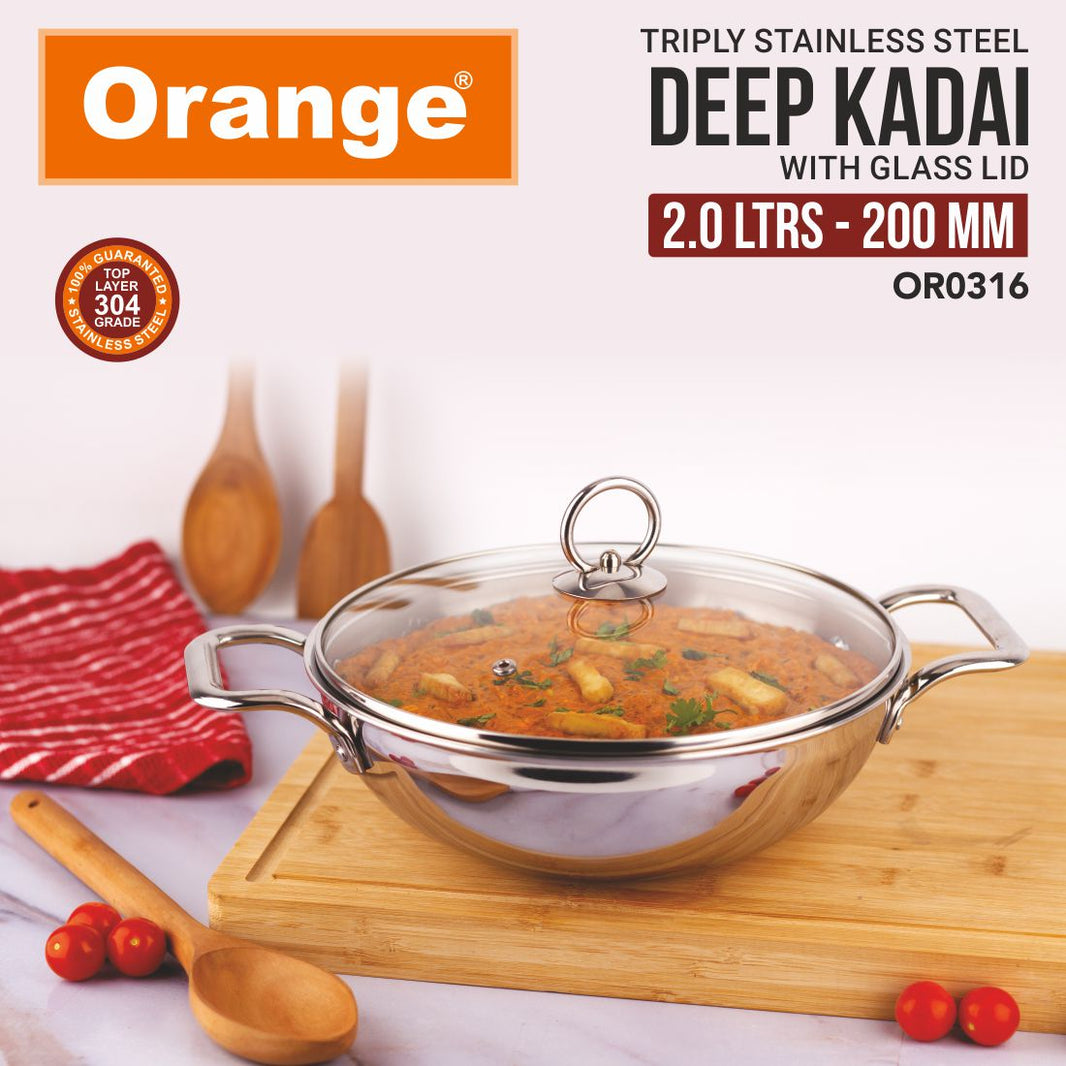 Triply Cookware Series – Orange Cookware