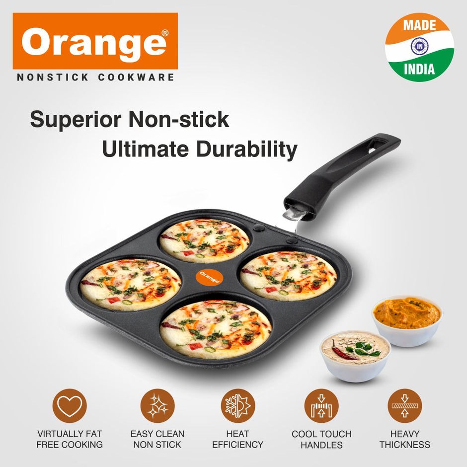 Orange Nonstick Tawa – Orange Cookware