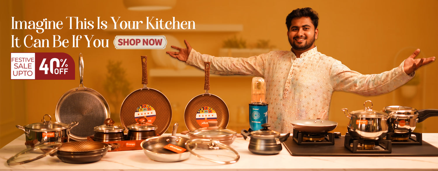 Orange Cookware & Appliances