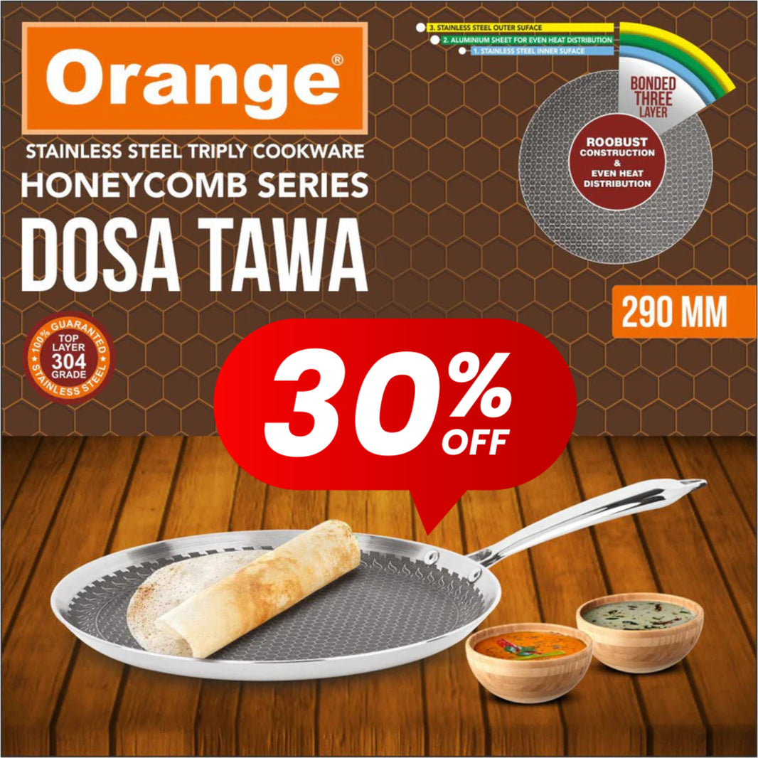 Honeycomb Series – Orange Cookware