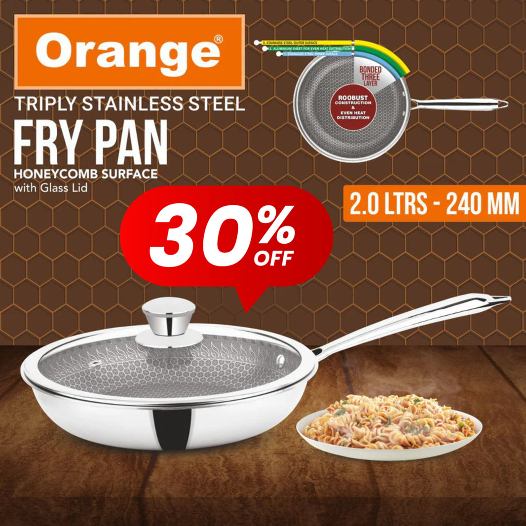 Honeycomb Series – Orange Cookware