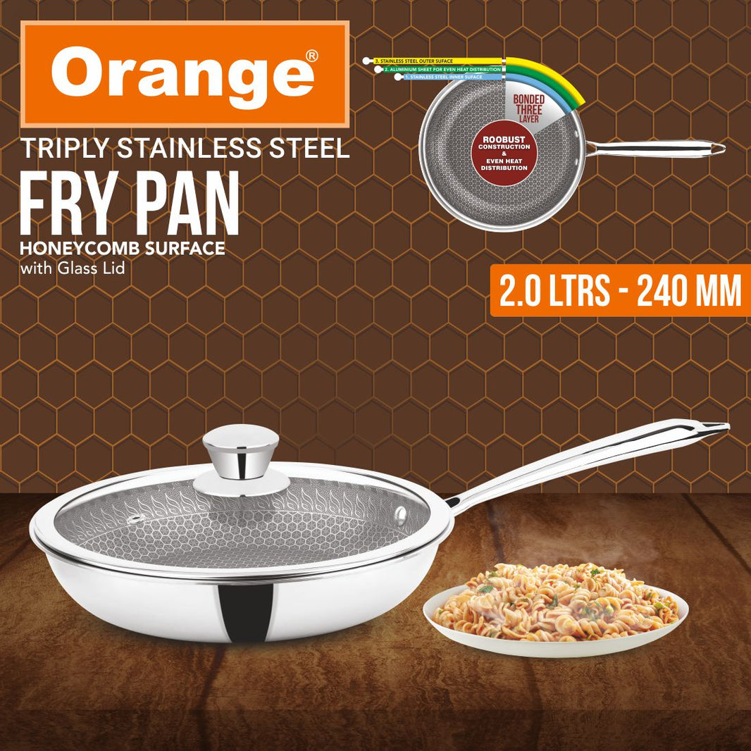 Honeycomb Series – Orange Cookware
